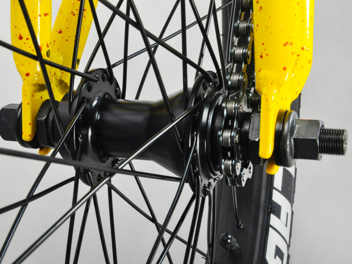 Kush 2+ Yellow BMX bike